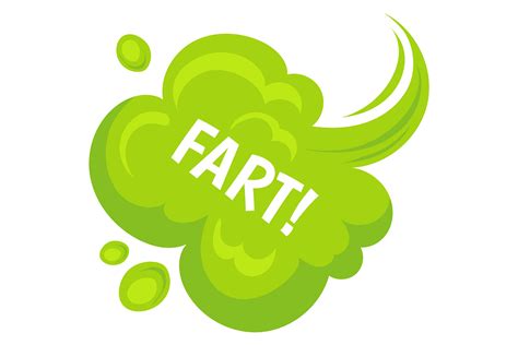 Fart Cloud Cartoon Green Bad Smell Trai Graphic By Smartstartstocker Creative Fabrica
