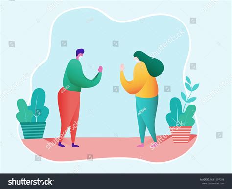 Prevent Spread Corona Virus Covid Social Distance Stock Vector Royalty Free