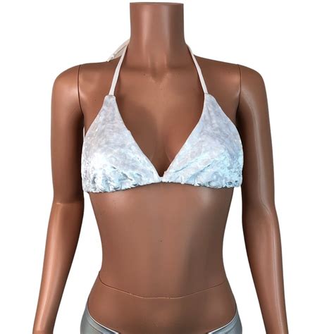 Triangle Bikini Top Sexy Bikini Rave Top Festival Clothing Burning Man Edm Outfit Etsy