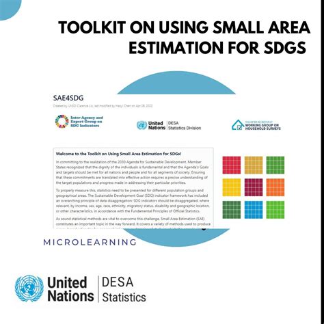The Sae4sdg Toolkit In Wiki Produced By United Nations Department Of Economic And Social