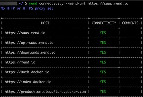 authenticate your login for the mend cli