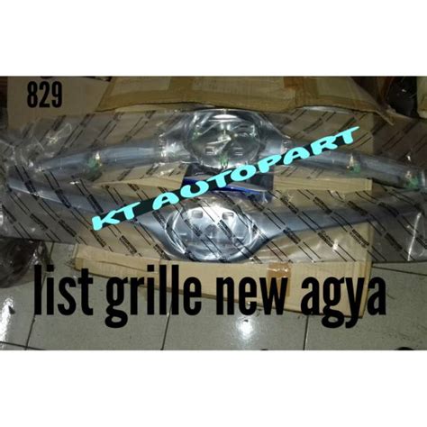 Jual LIST GRILL DEPAN NEW AGYA 2017 ORIGINAL Shopee Indonesia