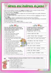 English Exercises Indirect Object