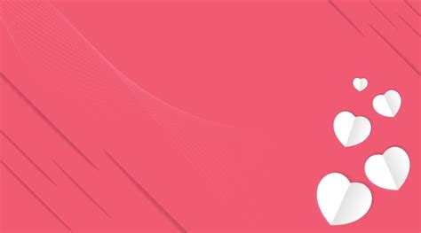 Premium Photo Paper Elements In Shape Of Heart Flying On Pink Background