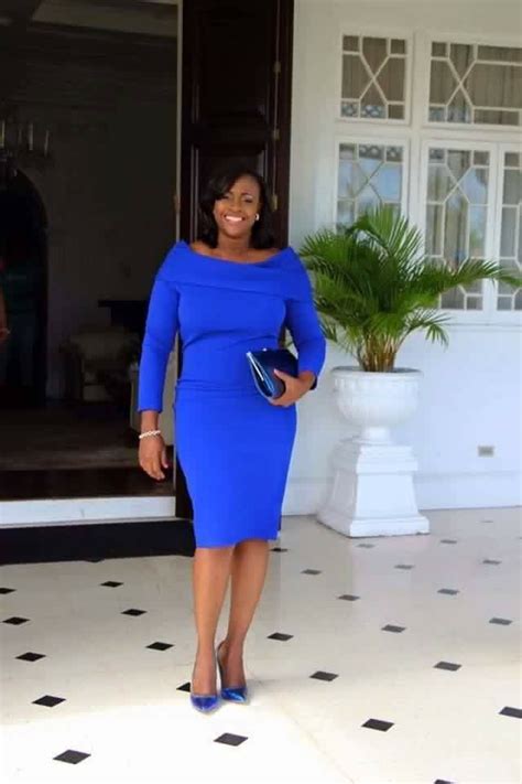 Juliet Holness Jamaica Ofirst Lady Jamaican Culture Dresses For Work Dress