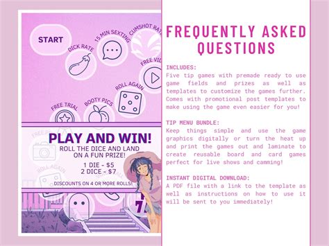 Onlyfans Tip Game Bundle Printable Anime Adult Game For Etsy
