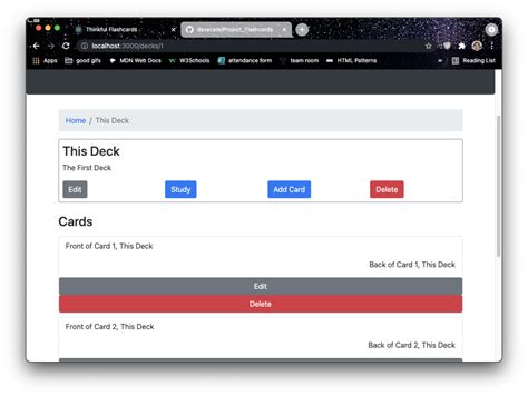 Github Davecate Flashcards Project