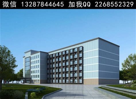 工厂办公楼 企业办公楼设计案例效果图 美国室内设计中文网