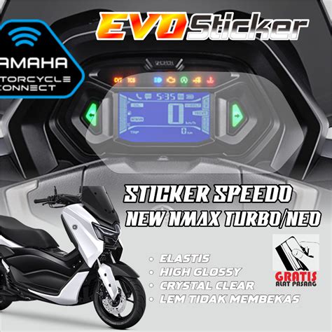 Jual Stiker Speedometer Motor Nmax Turbo Neo Tech Max Sticker