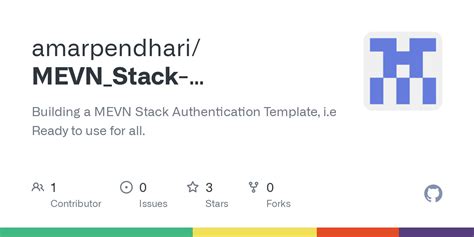 Github Amarpendhari Mevn Stack Authentication Template Building A