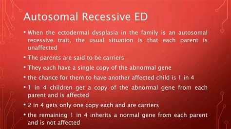 Ectodermal Dysplasia Pptx