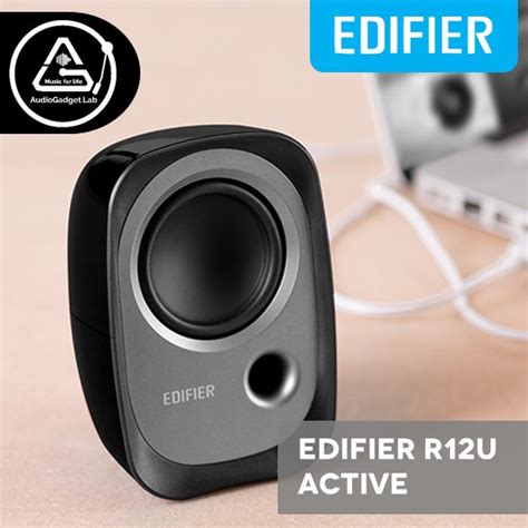 Edifier R12u Active Usb Powered Speakers Black Shopee Malaysia