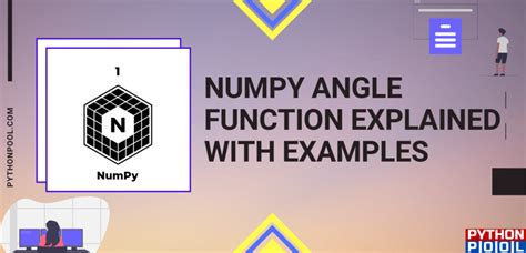 Numpy Angle Explained With Examples Python Pool