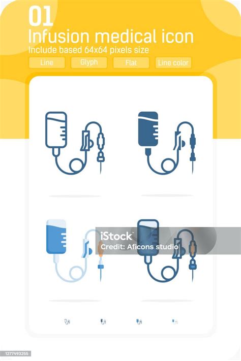 흰색 배경에 격리 된 여러 스타일의 의료 Premiun 아이콘을 주입합니다 웹 디자인 모바일 앱 Ui Ux 의료 및 모든