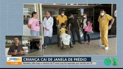 Criança autista que caiu do 3º andar recebe alta médica em João Pessoa
