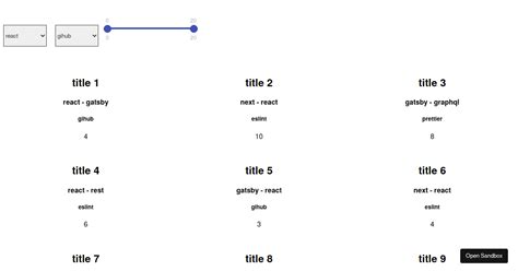 React Codesandbox