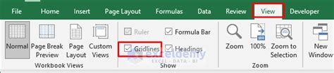 How To Make Gridlines Visible In Excel Solutions