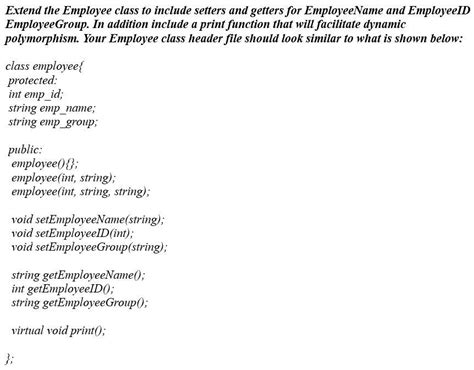 Solved Cs 162 Assignment Four Dynamic Polymorphism Extend