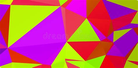 Colorful Abstract Geometric Background With Triangular Polygons Colorful Mosaic Of Triangle