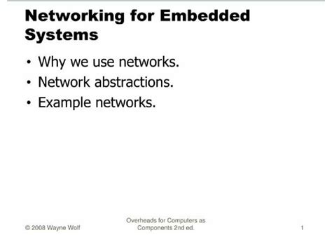 Embedded Networking Introduction Electronics And Communication