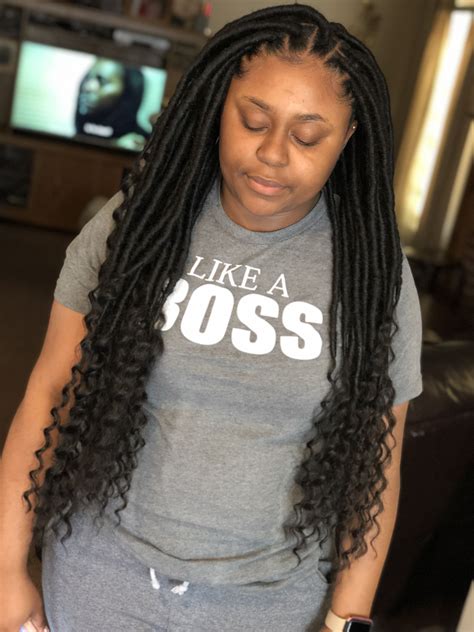 Feed In Braids Hairstyles Braided Hairstyles Goddess Locs Box Braids