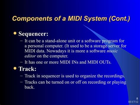 Lecture 7 Midi File Format Ppt