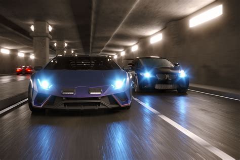 3d Visualization For Mobile Racing Simulator Behance