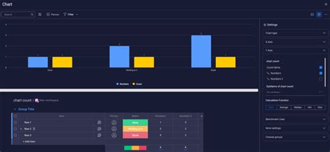 차트chart 기능 대폭 개선 먼데이닷컴 제품 업데이트 소식