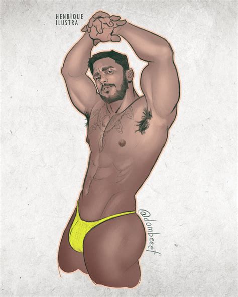 Rule 34 Arm Up Armpits Bulge David Dombeef Christian Henriqueilustra Latino Looking At