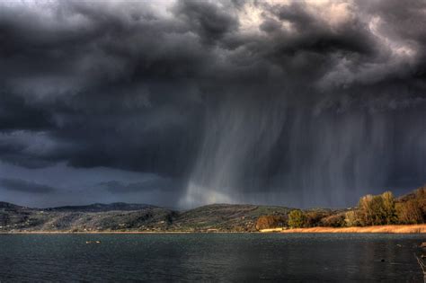 Storm Weather Rain Sky Clouds Nature Sea Ocean Landscape Wallpapers HD Desktop And