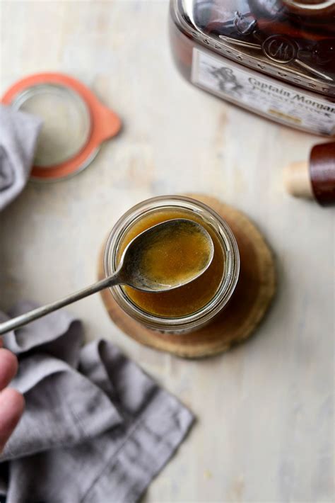 Homemade Butter Rum Sauce Simply Scratch