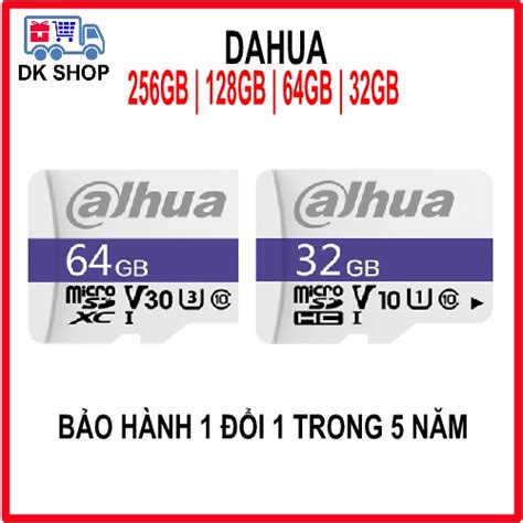Chính Hãng Thẻ Nhớ Dahua 256GB 128GB 64GB 32GB Tốc Độ Đọc 95MB S Shopee Việt Nam