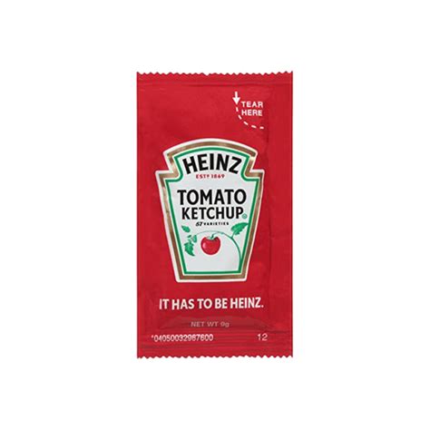 Heinz Tomato Ketchup Sachets Sol