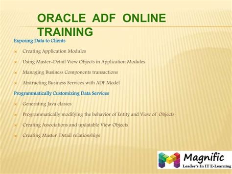 oracle adf online training ppt