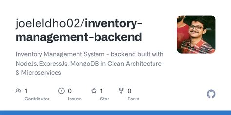 GitHub Joeleldho02 Inventory Management Backend Inventory Management