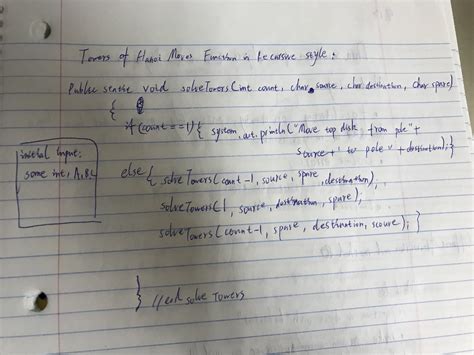 Solved LAB A Towers Of Hanoi Directions Towers Java Chegg
