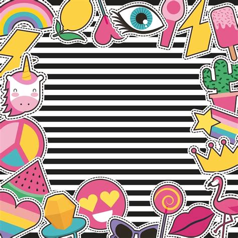 Premium Vector Set Of Patches Or Stickers
