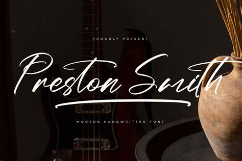 Preston Smith Font Free By Lilylabyrinthine Medium
