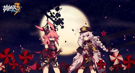 Yae Sakura Kallen Kaslana Yae Kasumi Kallen Kaslana And Kallen Kaslana Honkai And More