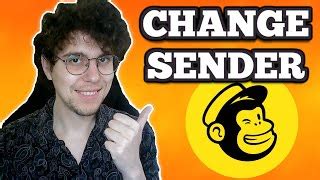 Step By Step Guide Changing The Sender Email On Mailchimp SynthMind