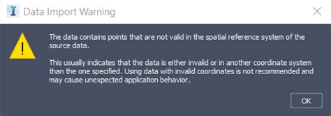 Data Import Warning Message Appears In Infraworks While Importing Civil