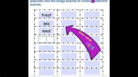 Word Fluency 28 Bingo Cards Phonics Game Sight Words EDITABLE AUTOFILL