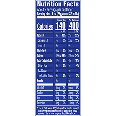 Planters Cheez Balls Cheese Flavored Snacks Original 275 Oz Pack