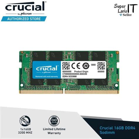 Jual Ram Ddr4 16 Gb 3200 Mhz Sodimm Original Murah Harga Diskon Juni