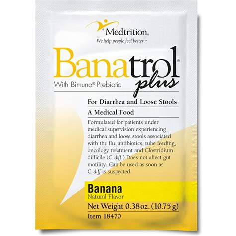 Oral Supplement Banatrol Plus Banana Flavorindividual Packet Powder