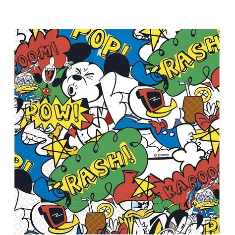 Disney Double Layered Mickey Mouse Napkins Pack Of 20