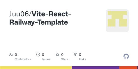 GitHub Juu06 Vite React Railway Template