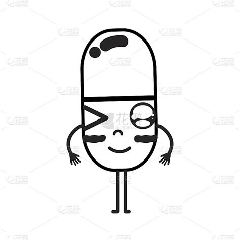 外形可爱，可爱，有趣，药丸，药，药素材 花瓣网