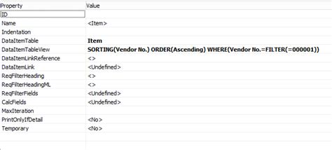 Exporting Item List To Excel With A Report In NAV 2018 Mibuso