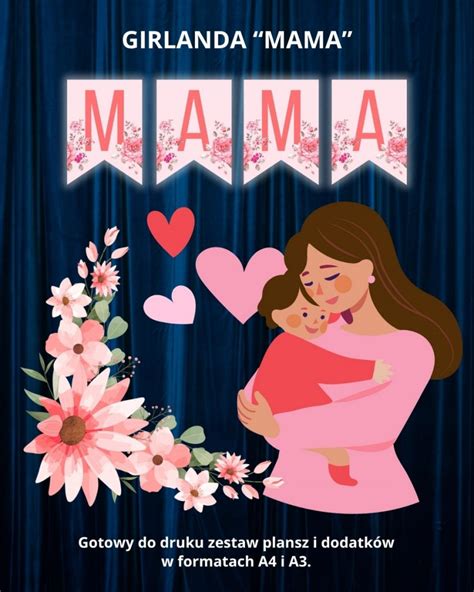 Napis „mama” Do Druku 4 2026